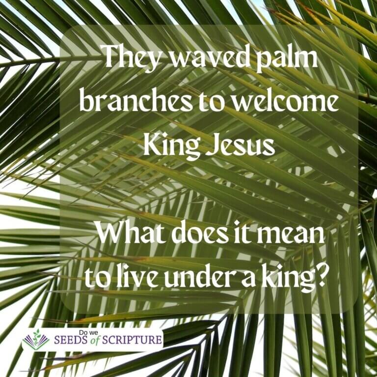 Welcome the King: Submit to Jesus as Lord - Seeds of Scripture